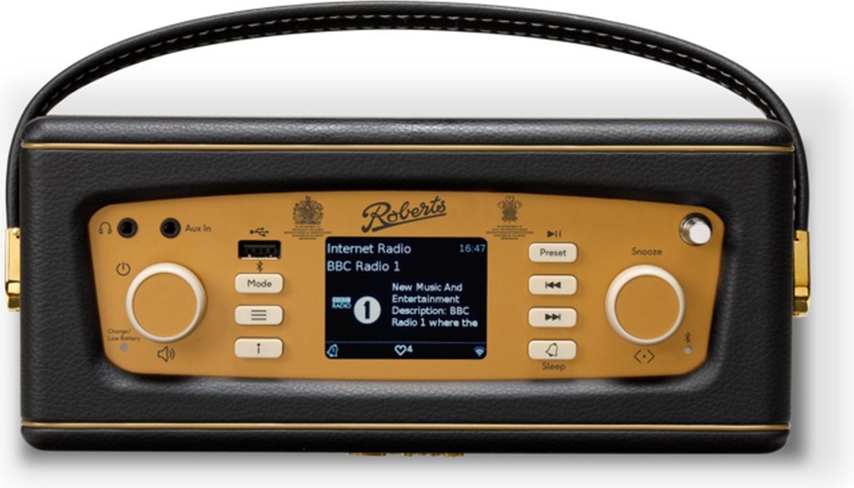 Roberts Revival iStream 3L, WIFI/FM/DAB+/BT radio, black | Profilec.be