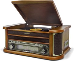 Soundmaster NR560 Retro music center bluetooth, radio | Profilec.be