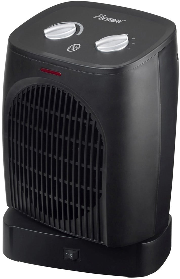 BESTRON AFH218 Ventilatorkachel 2000W Thermostaat Oscillatie Zwart ...