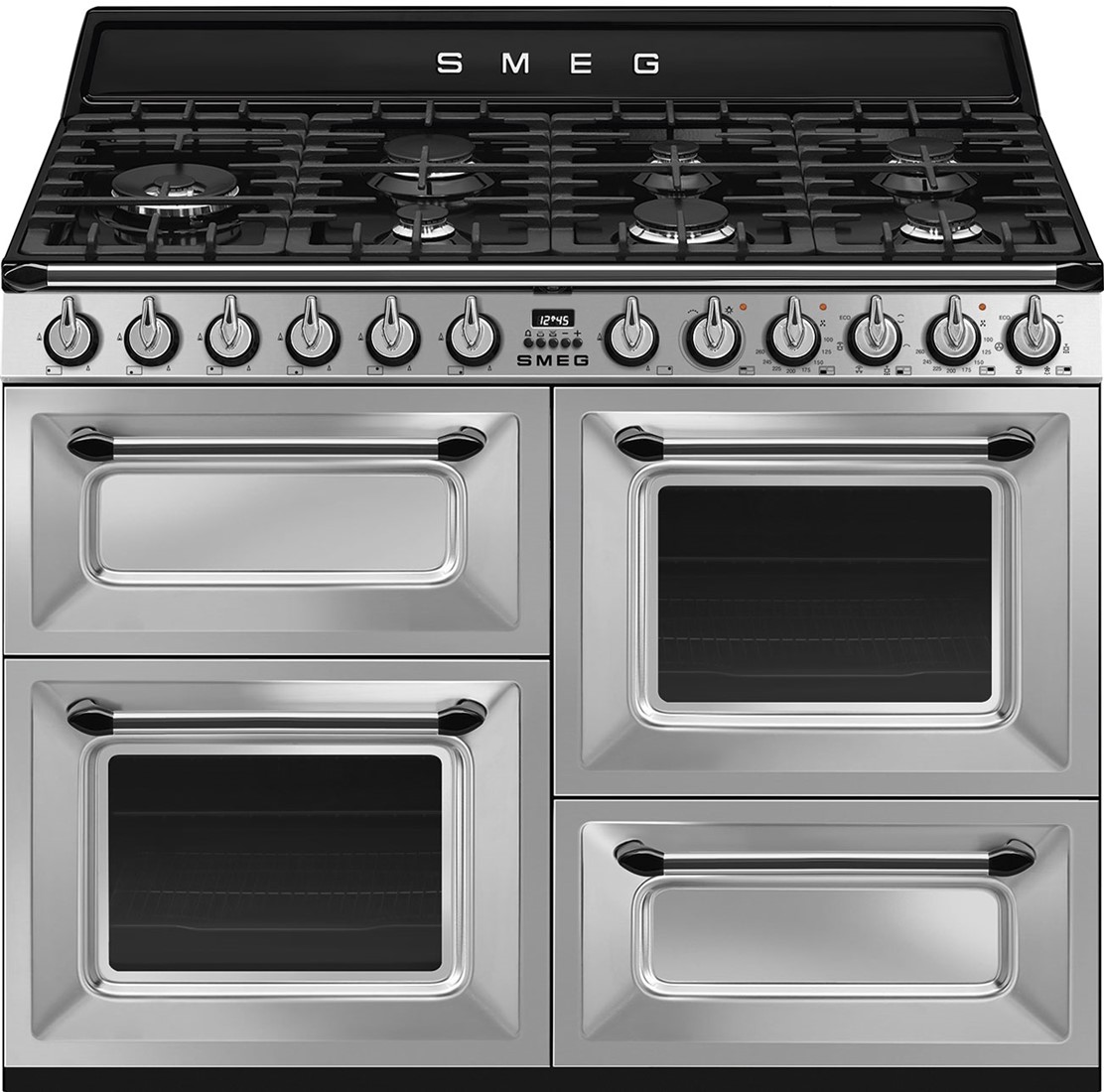 Smeg TR4110X-1 Fornuis 110 x 60 x 90 - 7 branders gas - 2 ovens ...