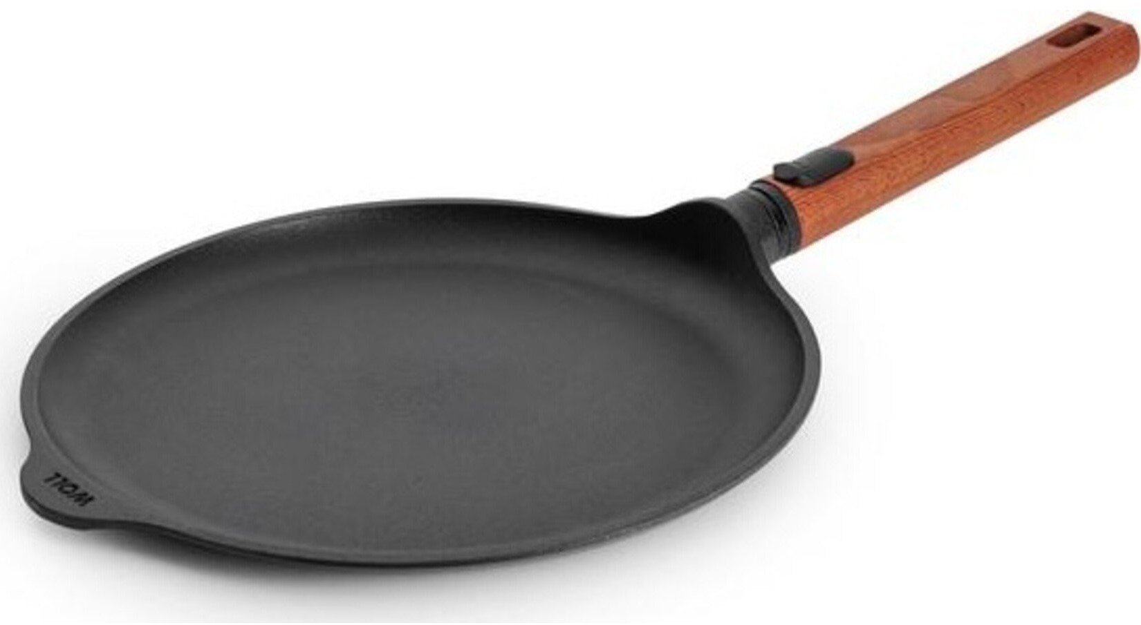 WOLL EcoLogic QXR pannenkoekenpan inductie met houten afneembare greep ...